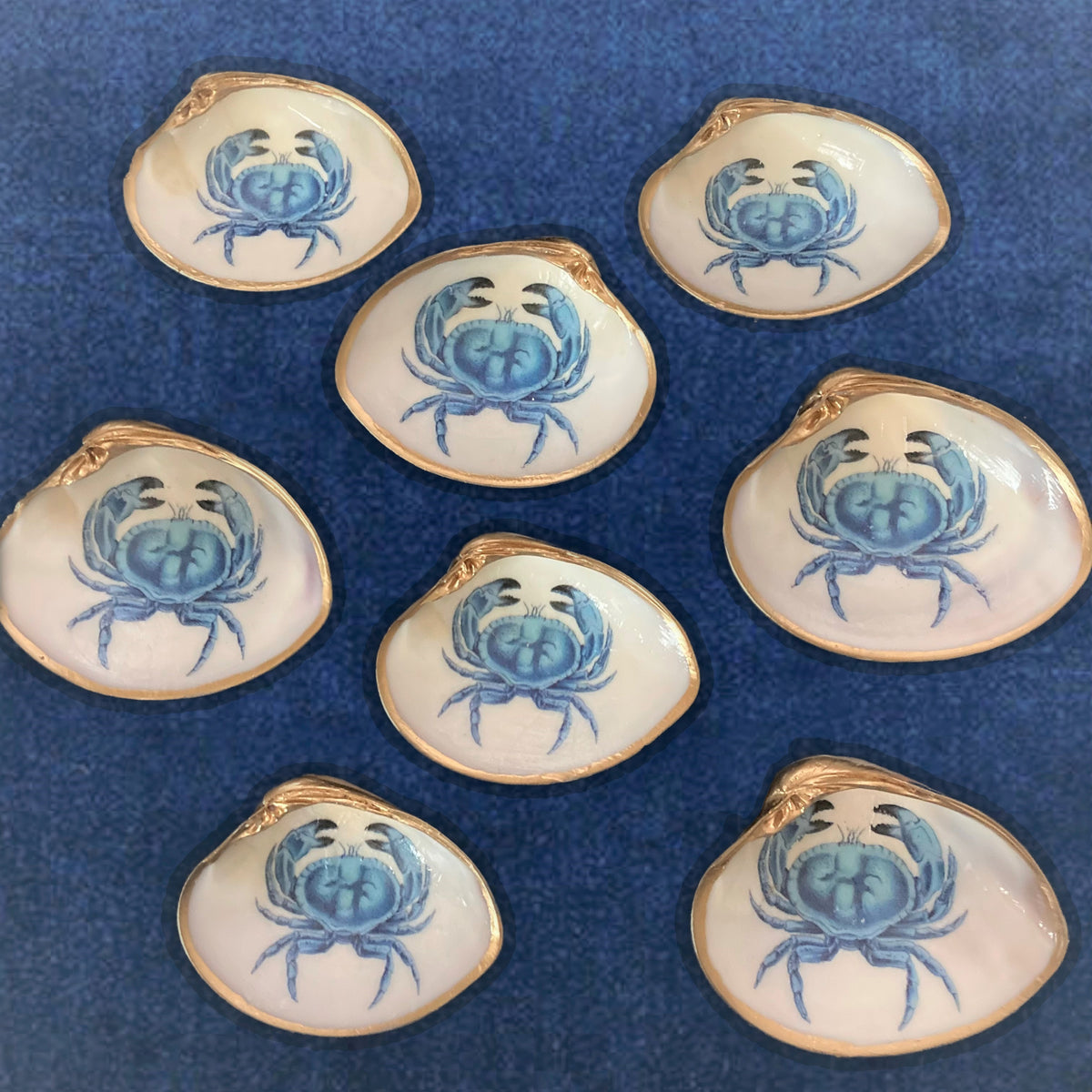 Blue Crab Clam Shell - Trinket Dish – Periwinkle Post